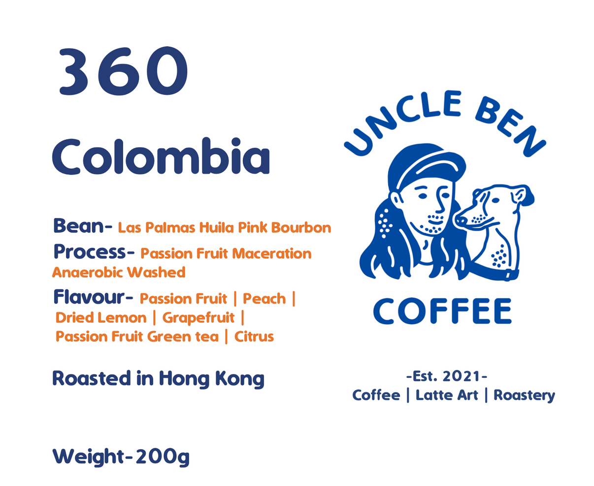 360 Colombia | Coffee Beans | Uncle Ben Coffee